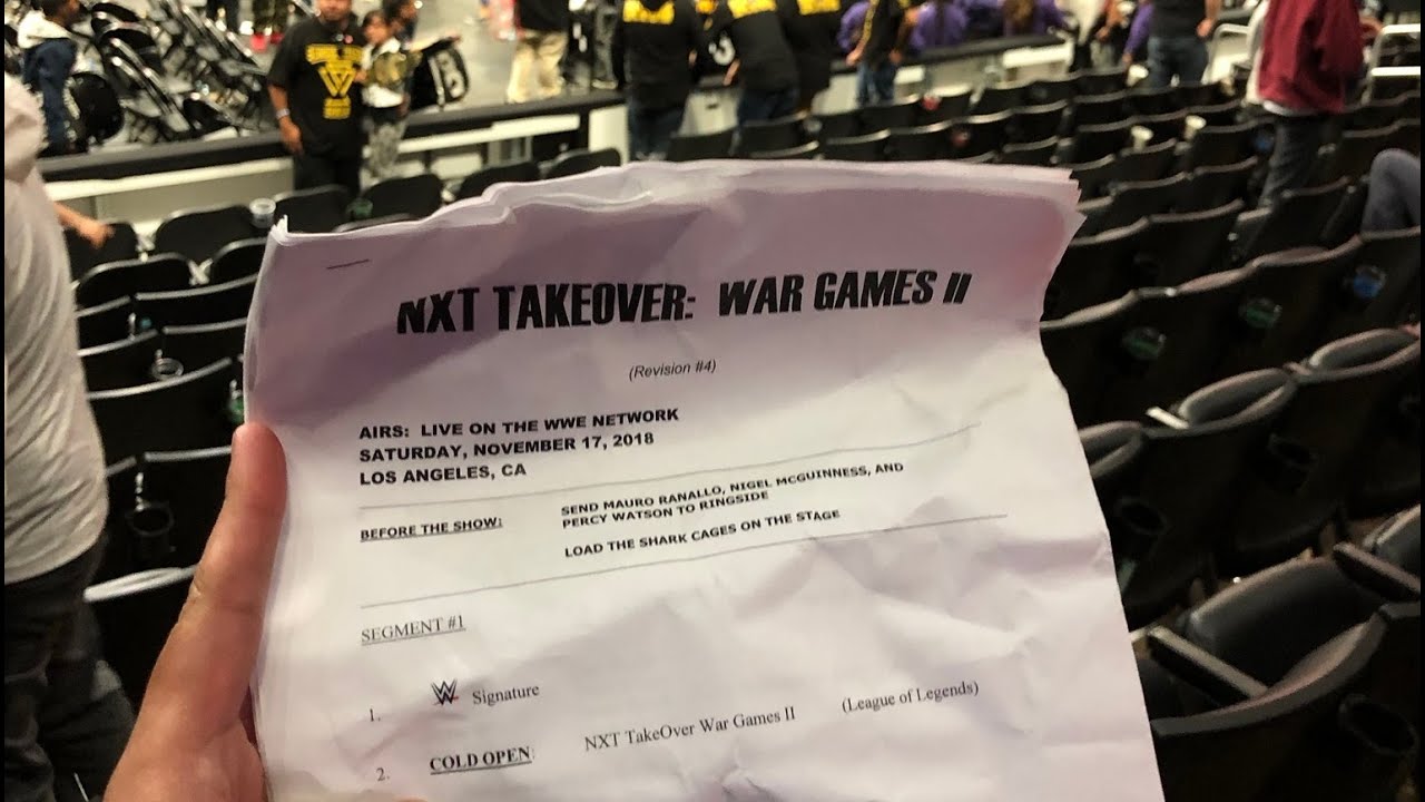 Leaked Script Reveals All About NXT Takeover: War Games II - YouTube