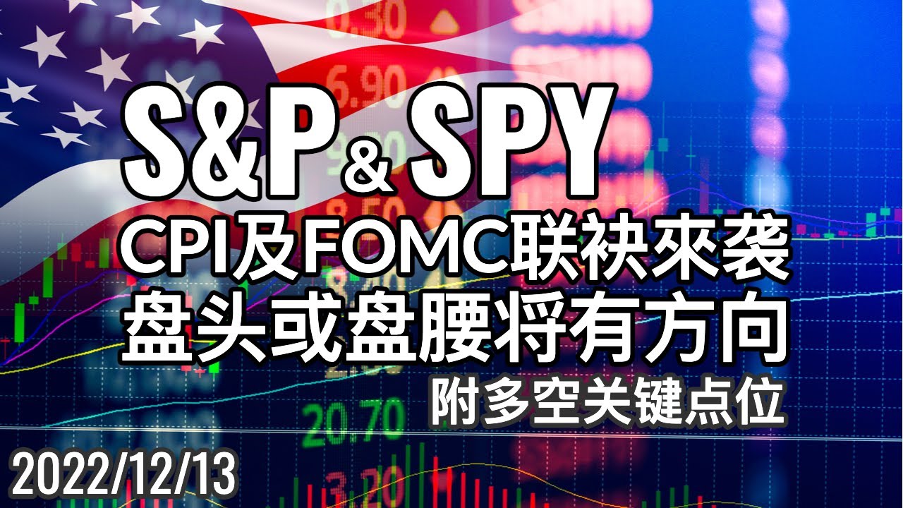 美股标普SPX/SPY CPI及FOMC重磅来袭，盘头或盘腰，多空双向策略以对 - YouTube
