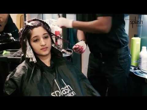 Splash Salon - Haircut and haircolor makeover - YouTube