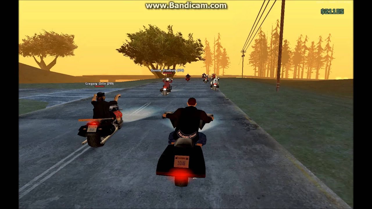 [LS-RP] Mad Wolves Motorcycle Club Ride - YouTube