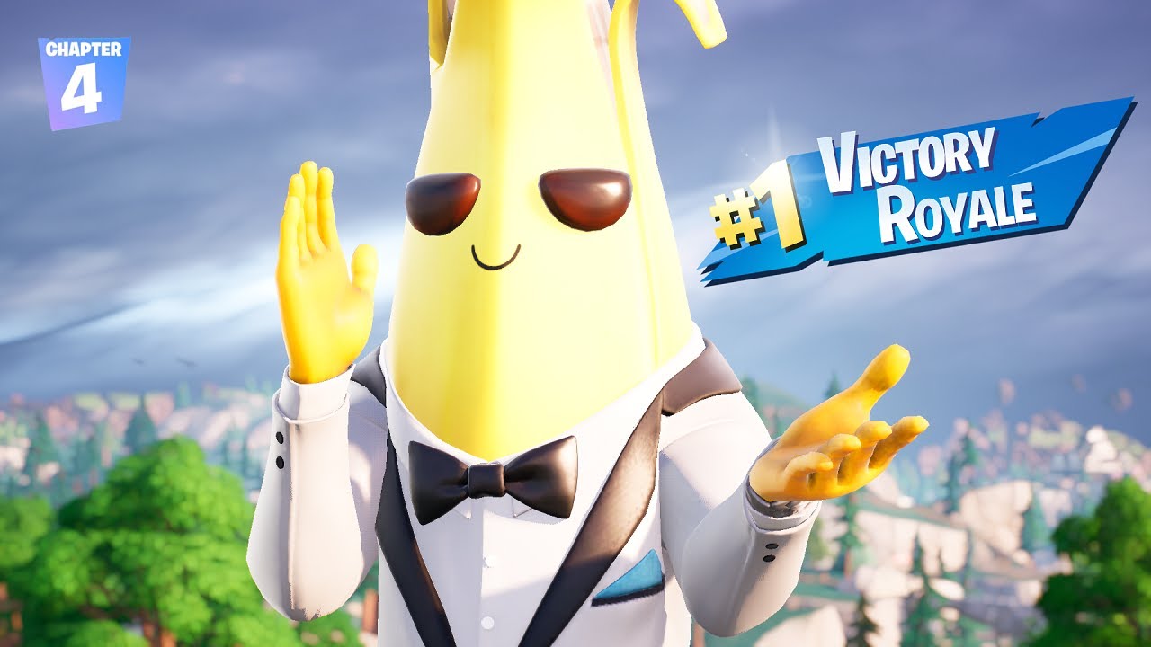 Victoria con la skin AGENTE BANANIN ESPECTRO Fortnite - YouTube