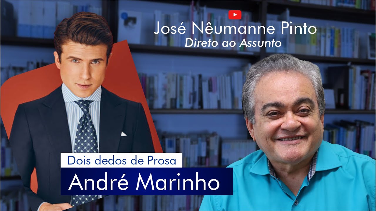 "Não sou, estou humorista", diz André Marinho - YouTube