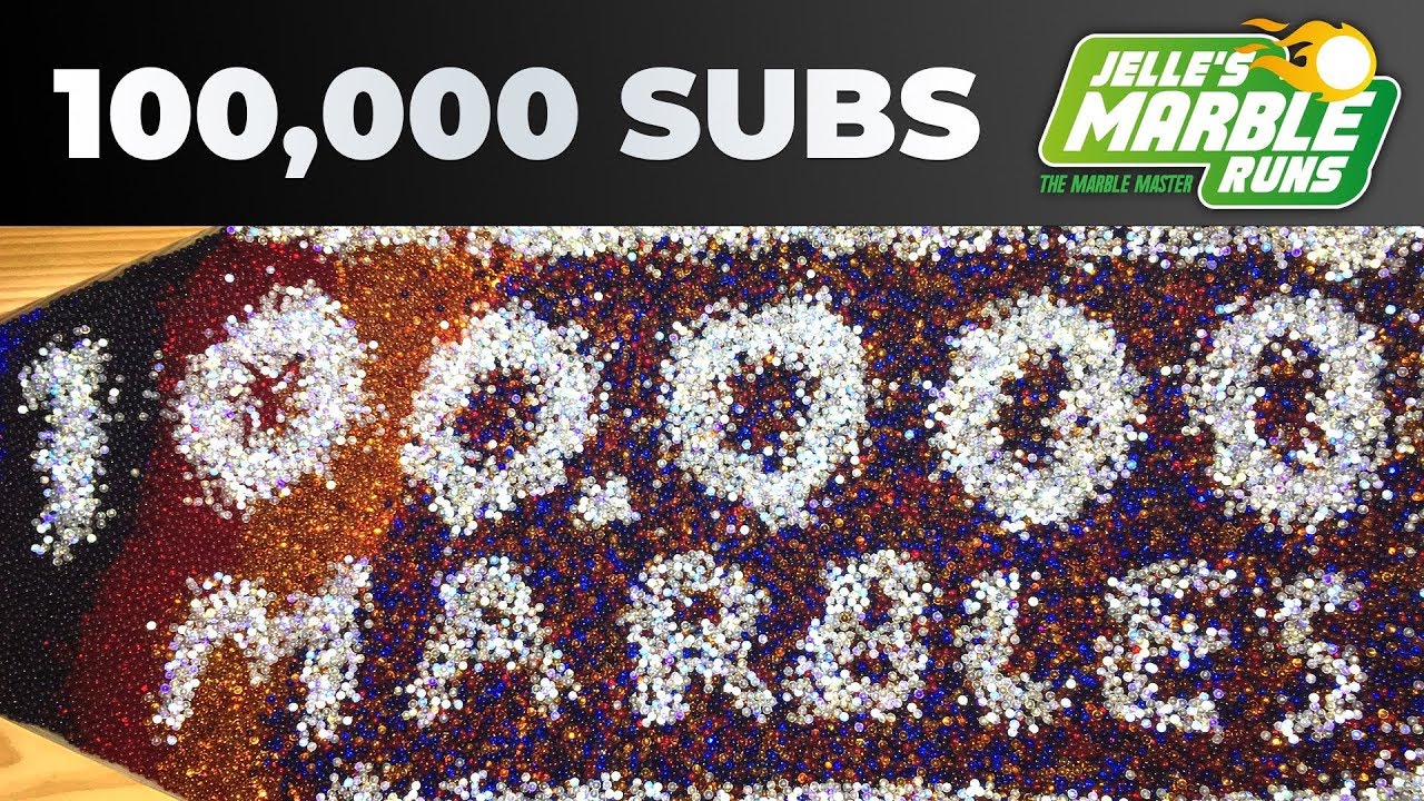 ASMR Healing Marble Run with 100,000 tiny marbles! - YouTube