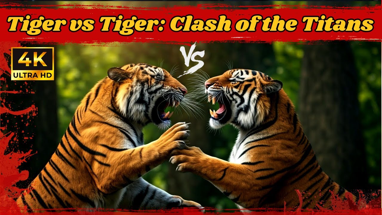 Tiger vs Tiger : Clash of the Titans | Tiger Fight | #TigerVsTiger # ...