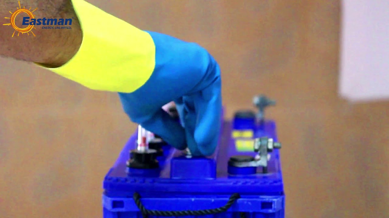 Battery Basics | Water Topup | Tall Tubular Conventional Battery - YouTube