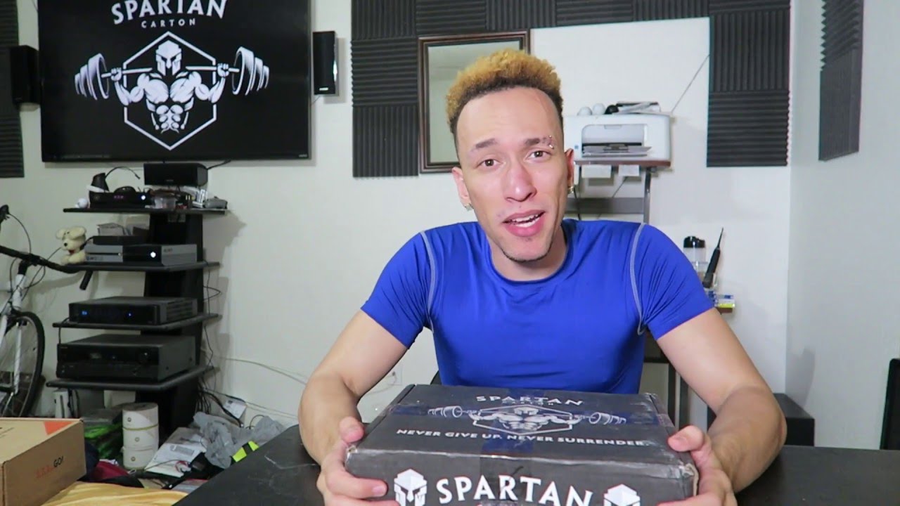 UNBOXING | Spartan Carton - Warrior Box - April 2016 - YouTube
