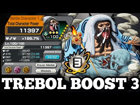 TREBOL BOOST 3 GAMEPLAY | ONE PIECE BOUNTY RUSH | OPBR - YouTube