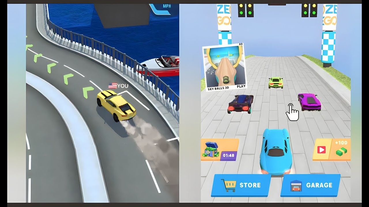 Car Race Master vs Mini Car Racing |Two Games in one Screen| |Levels 17 ...
