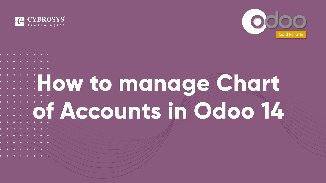 How to Manage Chart of Accounts in Odoo 14 | Odoo 14 Accounting ...