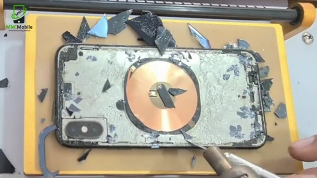 iphone X S back glass Replacement|back glass Restoration @MNCMOBILE ...