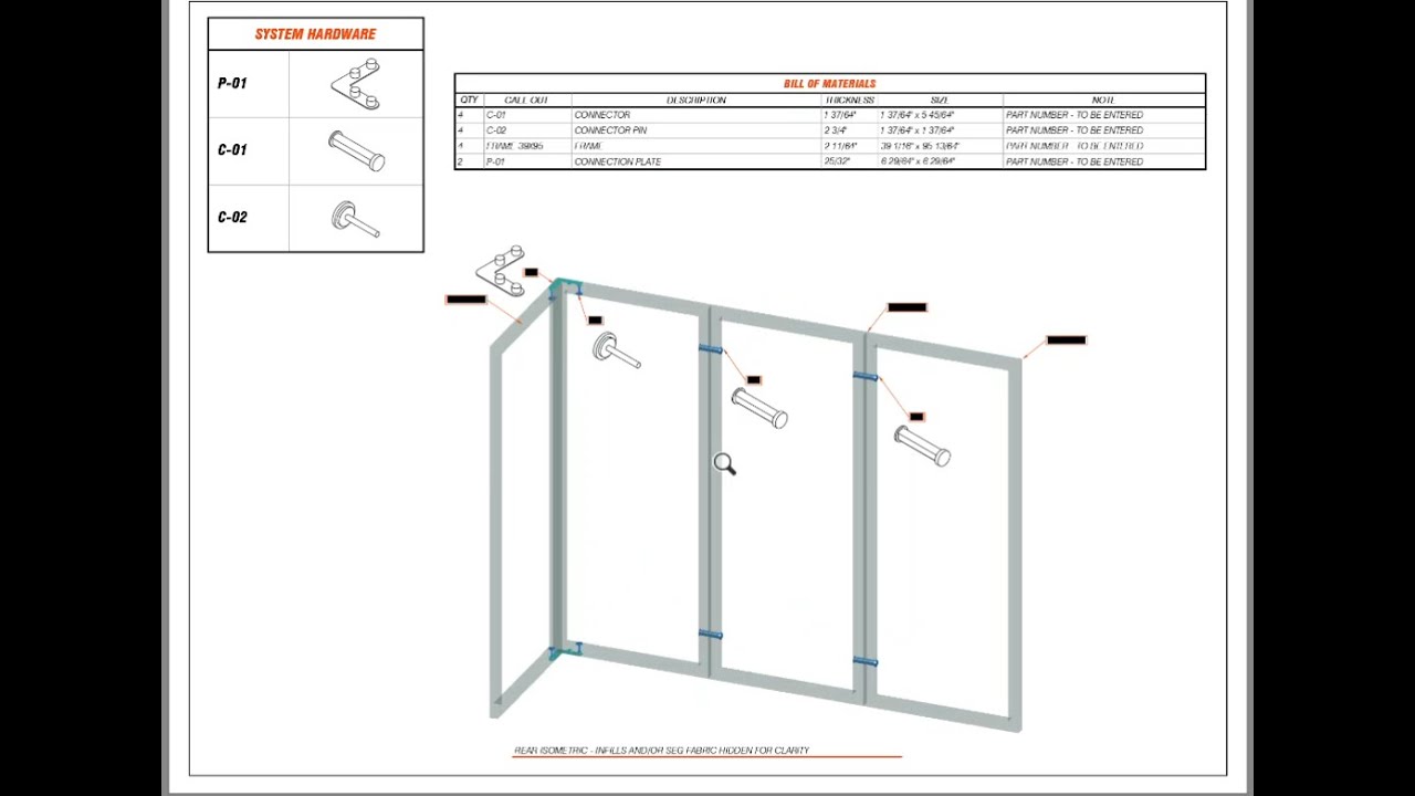 Creating frame system in AutoCAD - bill of materials and ballooning ...