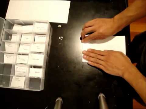 How to Fold An Origami Envelope that Closes for Seed Storage - YouTube