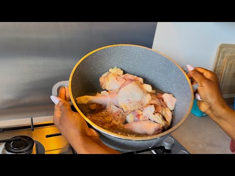 HOW TO COOK & FRY NIGERIAN HARD CHICKEN | simple & delicious recipe ...