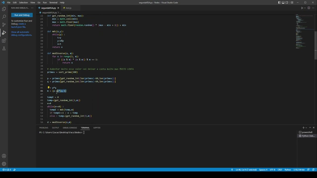 Modelo De Criptografia Rsa Com Python Youtube 6511
