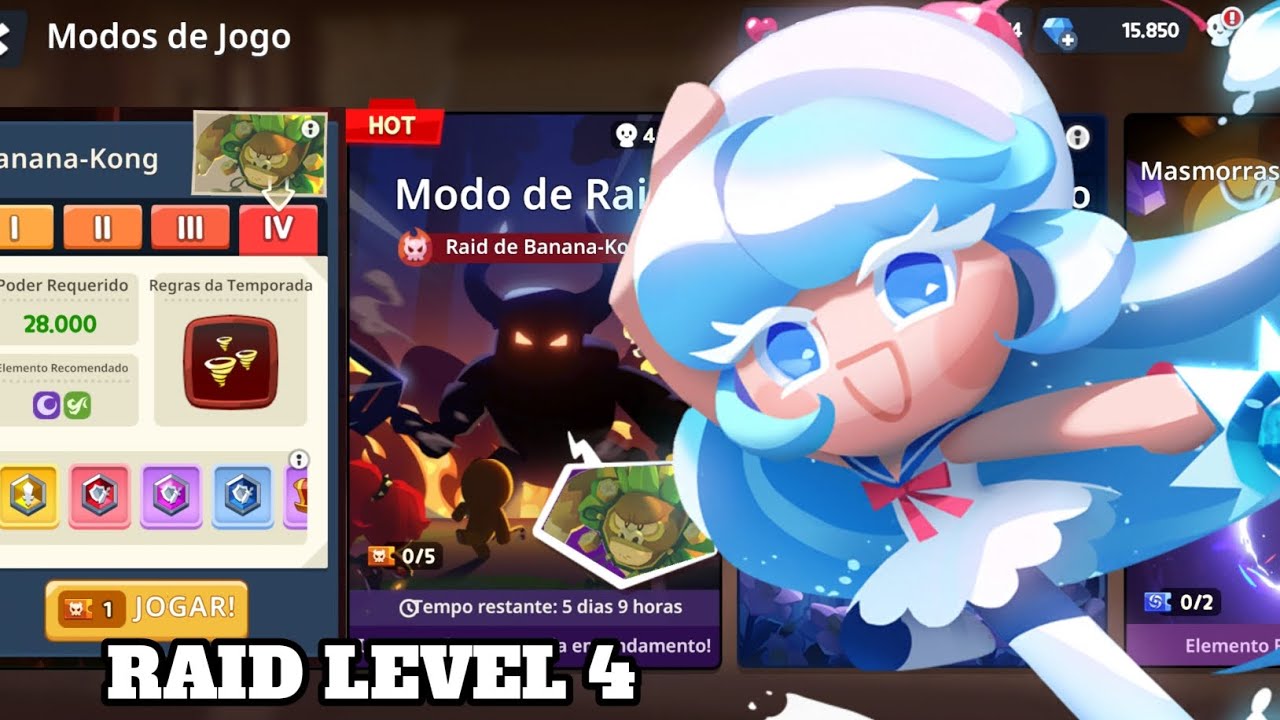 COMO FAZER A RAID LV4!! COOKIE RUN TOWER OF ADVENTURES - YouTube
