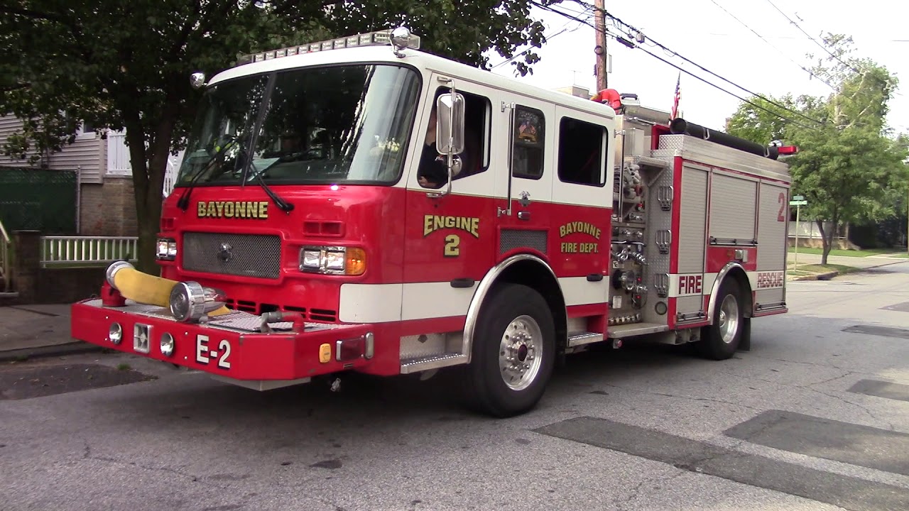 Bayonne Fire Department Engine 2 Responding (Code 1) - YouTube