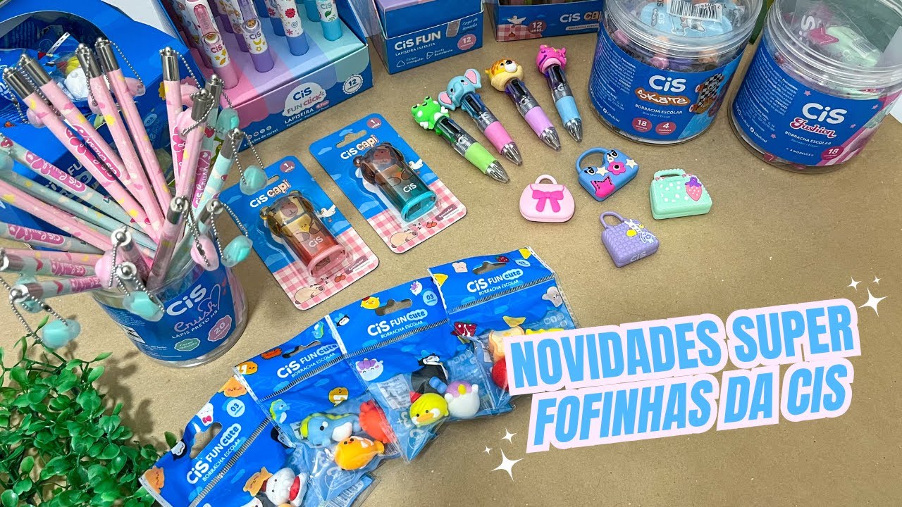 Novidades super fofinhas da Cis - YouTube