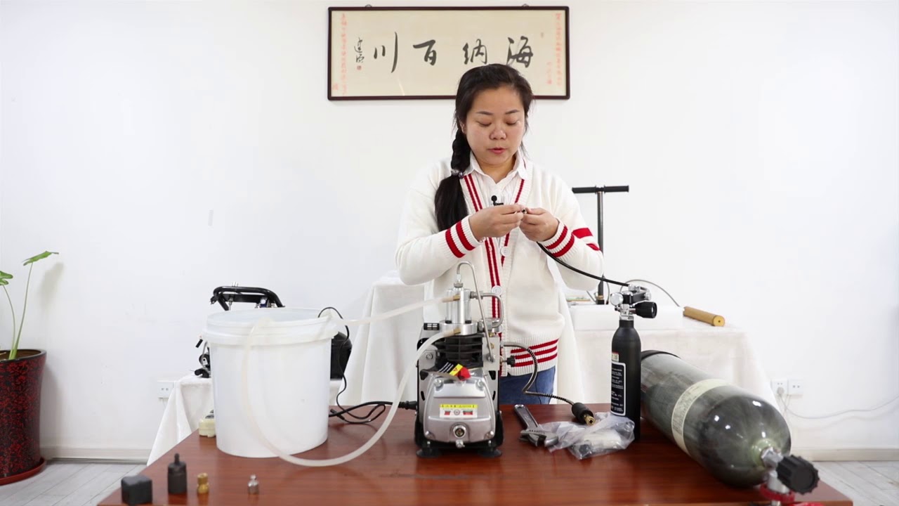 DAVV SCU30 High Pressure Air Compressor - YouTube