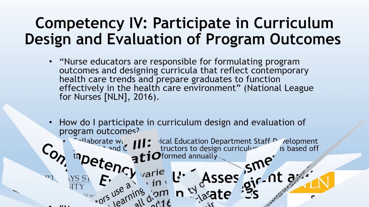 National League of Nursing Nurse Educator Competencies - YouTube
