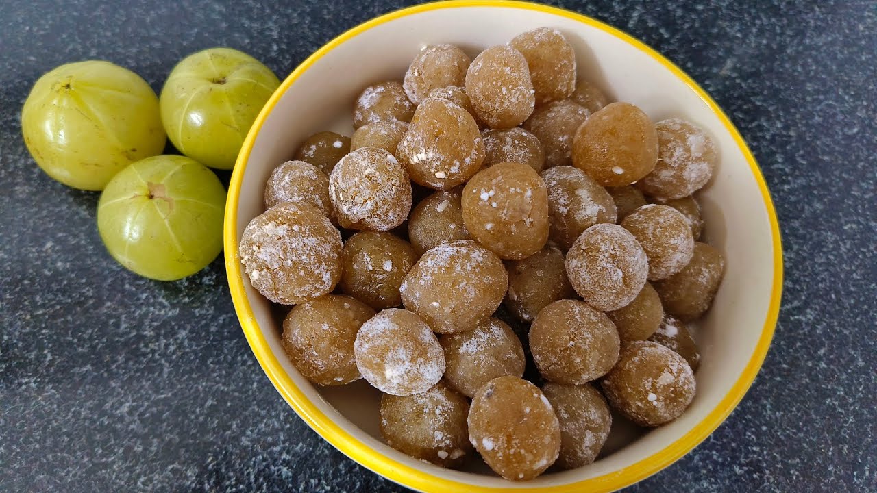 amla gatagat recipe | amla candy recipe with jaggery | amla candy ...