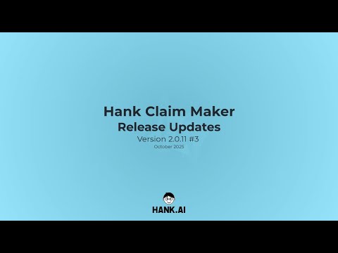 Claim Maker 2.0.11 Update #3 Release Highlights - YouTube
