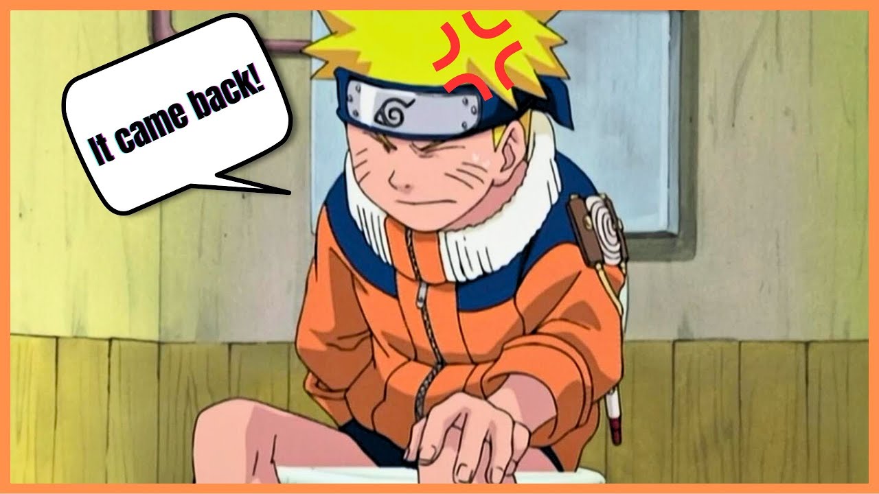 Naruto on the toilet - YouTube