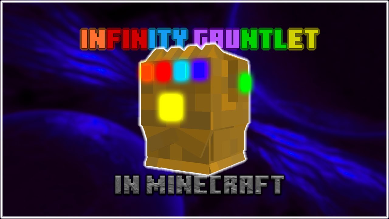 Coding the Infinity Gauntlet in Minecraft!? (Marvel) (Mcreator) (Blockbench) (Modded) - YouTube