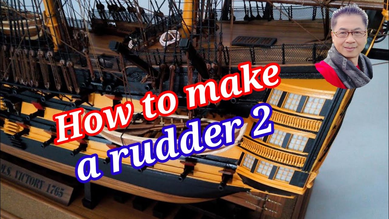How to make a rudder 2, H.M.S.Victory Model Ship,@Shipmodel - YouTube