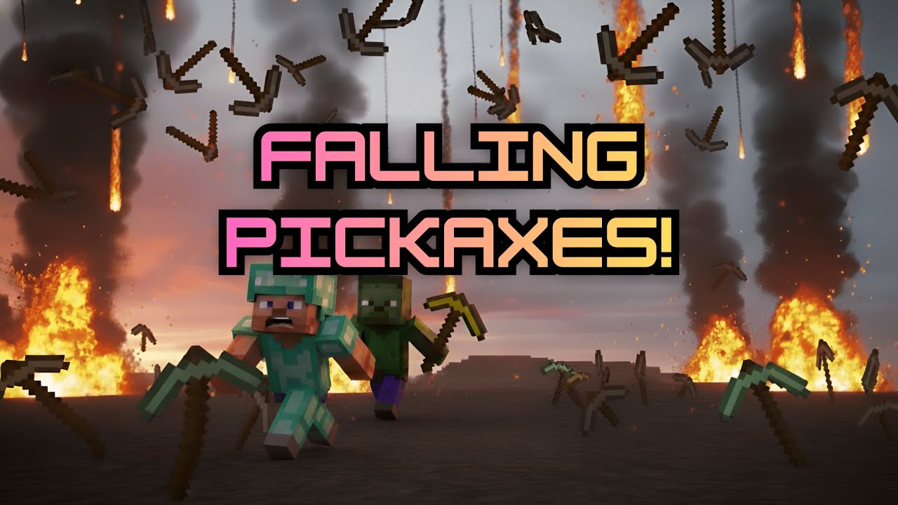 🔴LIVE MINECRAFT FALLING PICKAXE #minecraft #shorts - YouTube