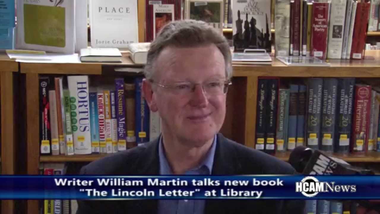 Book Author William Martin discusses "The Lincoln Letter" - YouTube