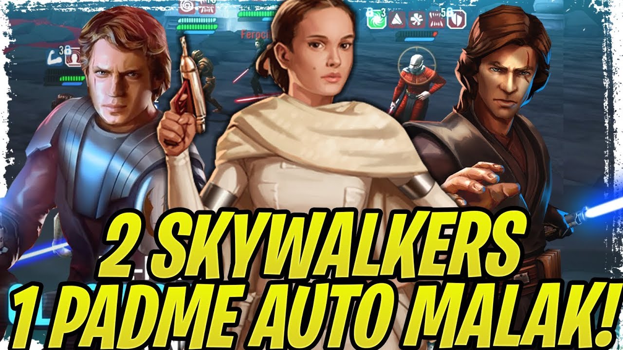 5 Star General Skywalker + Padme Auto Darth Malak and Revan! Best Padme ...