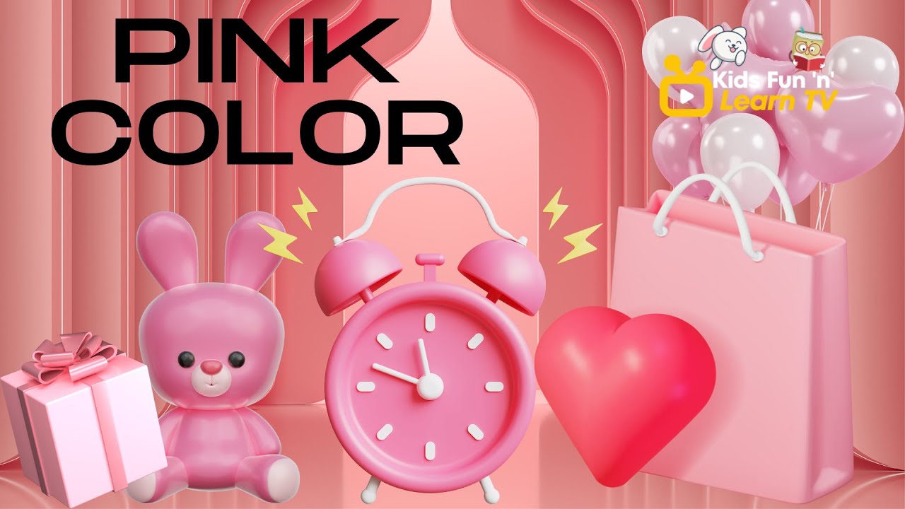 Pretty in Pink: Kids Exploring the World of Pink! | Kids Fun 'n' Learn ...