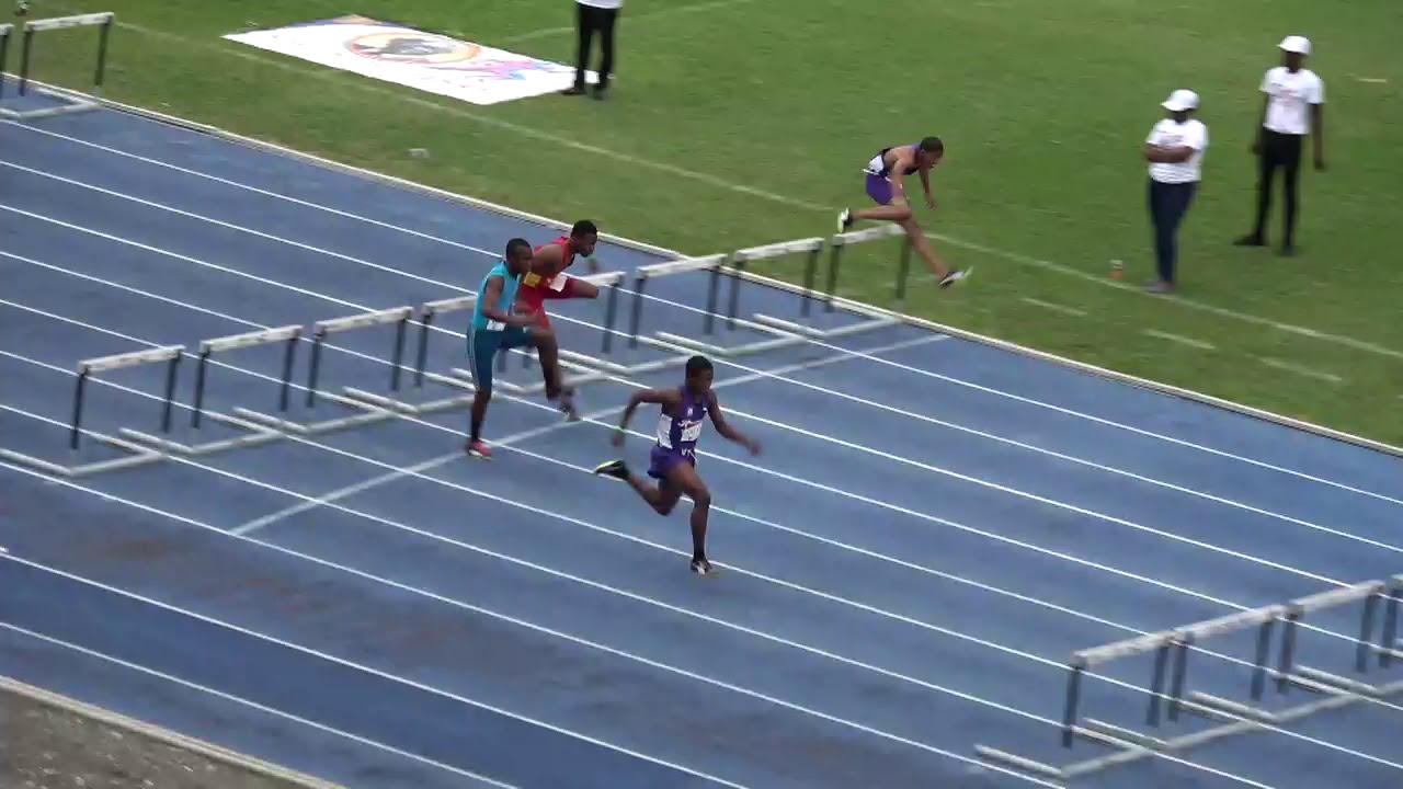 SW Isaac Henry Meet 2020 Boys Class 3 100m Hurdles 1 - YouTube