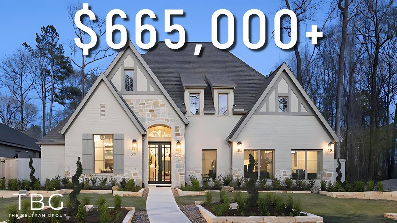 NEW 2024 LUXURY MODEL HOUSE TOUR IN PORTER TEXAS! - YouTube