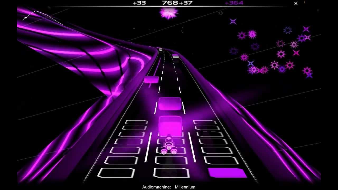 Audiosurf Audiomachine - Millennium - YouTube