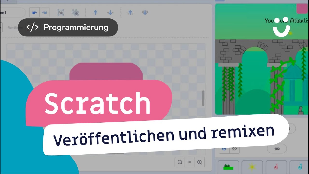 Projekt in Scratch veröffentlichen und remixen - YouTube