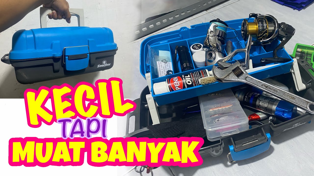 Box Mancing Susun Kecil yang Bisa Muat Banyak | Peralatan alat Mancing ...