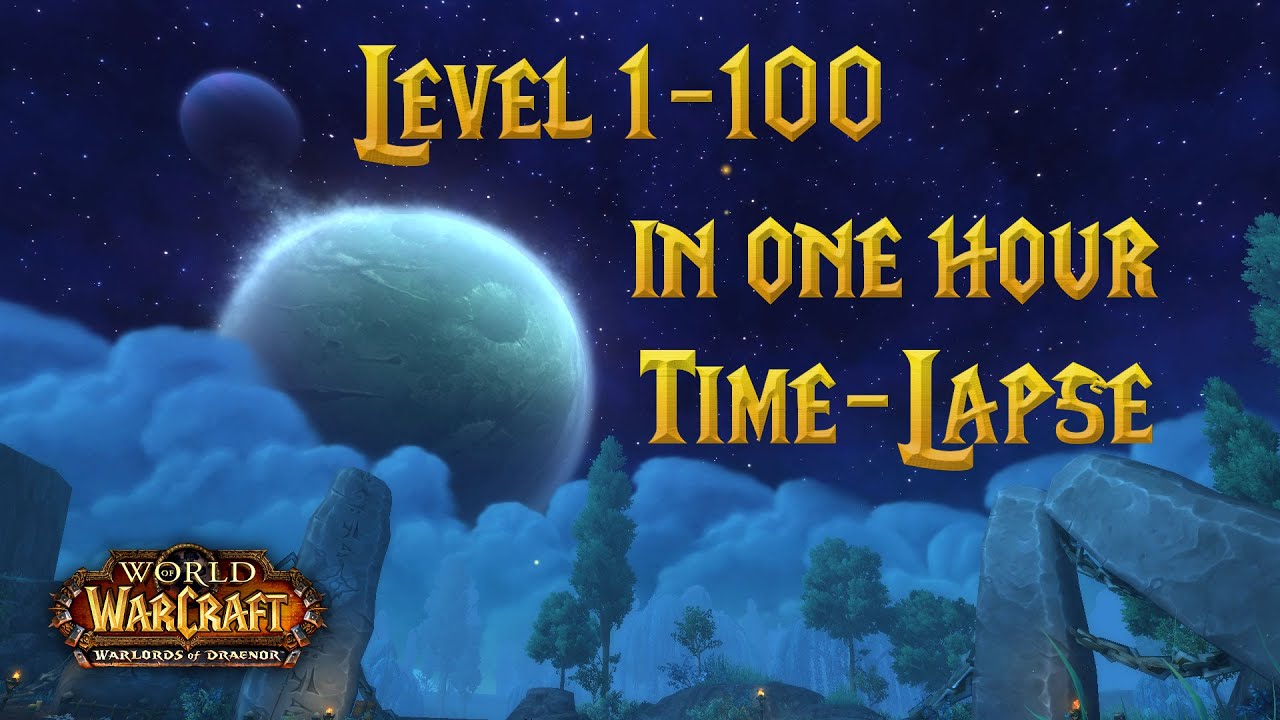 World of Warcraft - Level 1-100 (1 hour time-lapse) - YouTube