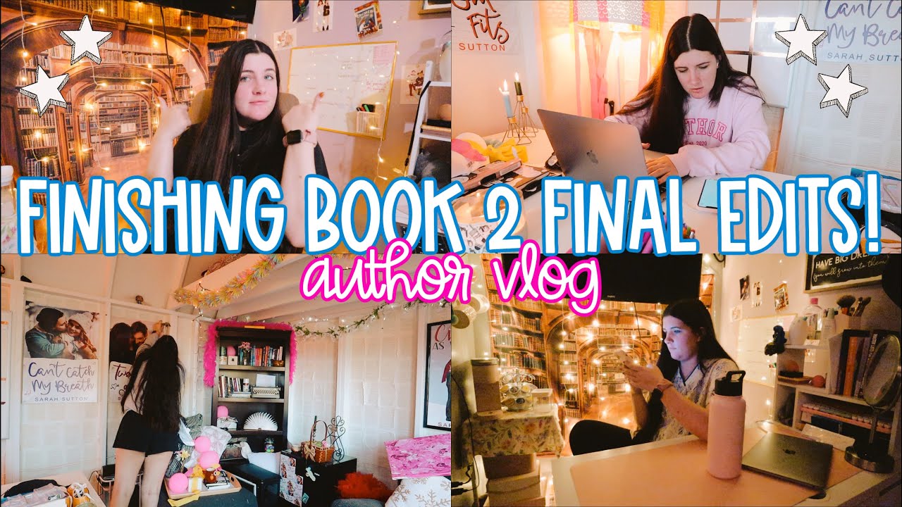 I finished Book 2's Final Edits! | Authortube Writing Vlog - YouTube