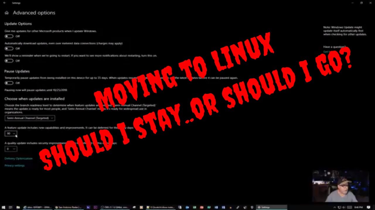 Moving to Linux - Should I stay or should I go? - YouTube