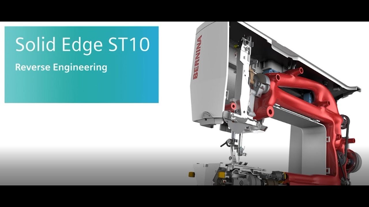 Solid Edge ST10 Ingeniería Inversa 3D - YouTube