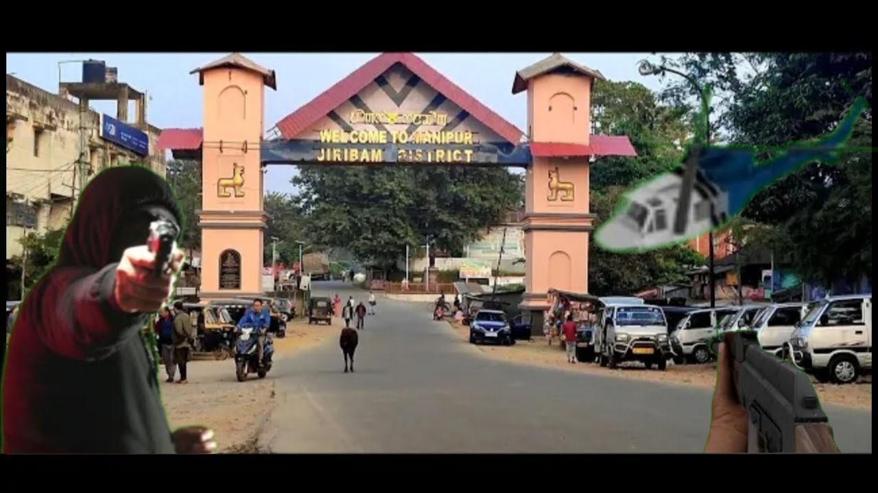 Assam and Manipur boarder Jiribam Check gate - YouTube