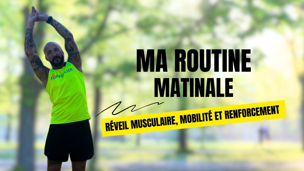 Routine matinale : réveil musculaire, mobilité et renforcement - YouTube