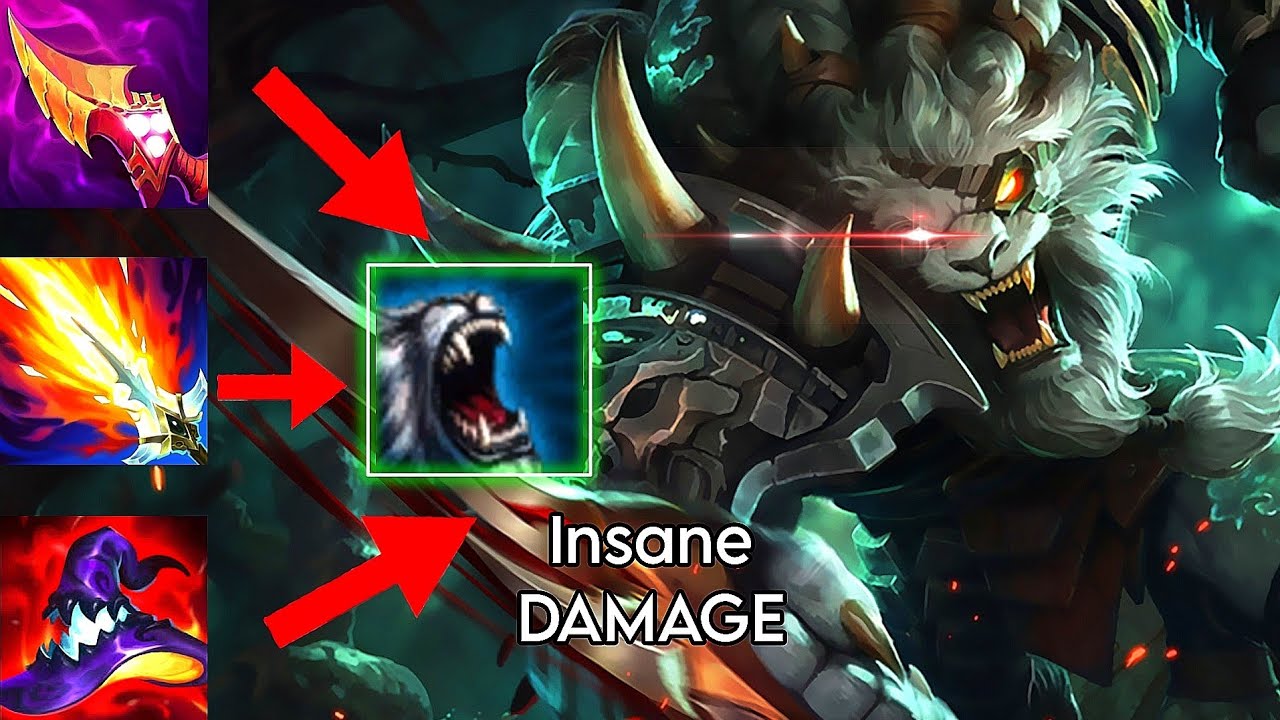 TRUE DAMAGE RENGAR 2nd skill FULL AP BUILD - WILD RIFT - YouTube