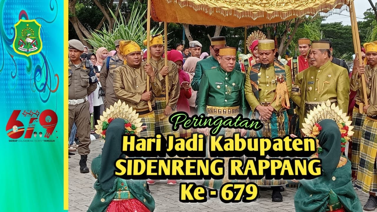 Peringatan Hari Jadi Kabupaten Sidenreng Rappang Ke - 679 - YouTube