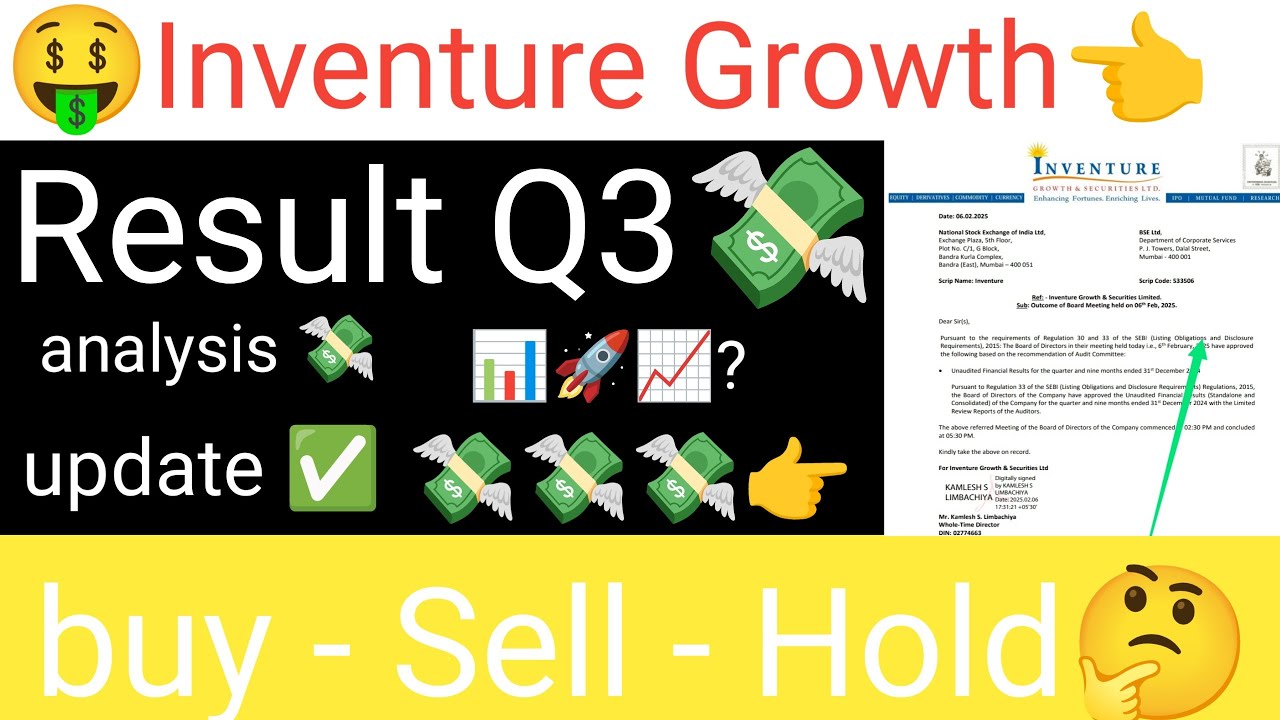 Inventure Growth & Securities stock l latest update Result Q3 update ...