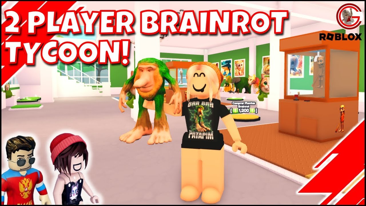 2 Player Brainrot Tycoon! Começamos a Montar Nosso Tycoon de Brainrot ...