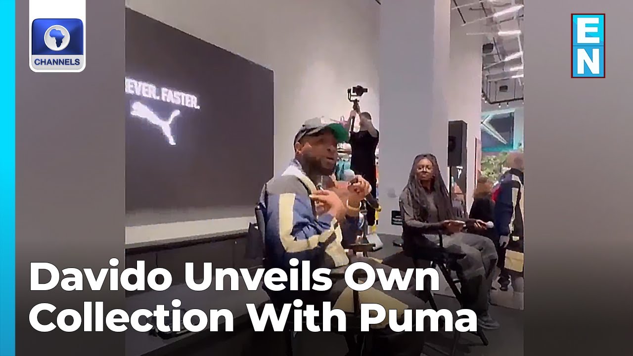 Davido Joins Wizkid’s As He Launches 2nd Collection With Puma - YouTube