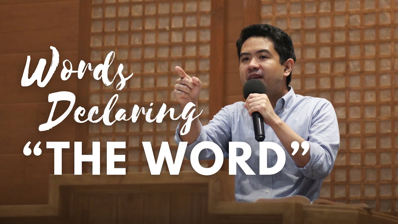 Words Declaring The Word - Bro. Paolo del Mundo on November 12, 2023 ...