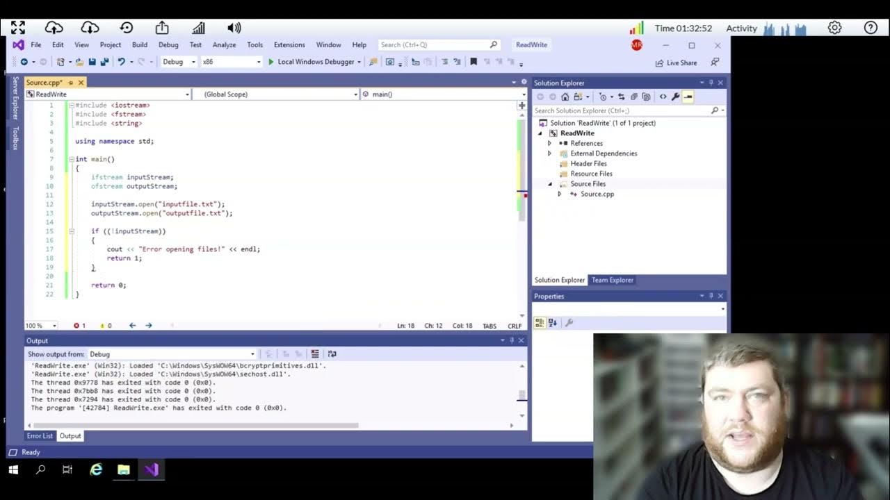 C++ Reading and Writing to Files - YouTube